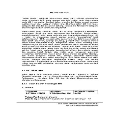 Materi training HMI | DOC