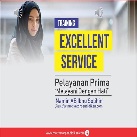 Materi training excellent service di dunia pendidikan | PPT