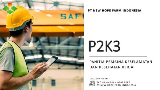P2K3 ( Panitia Pembina Keselamatan dan Kesehatan Kerja) | PPT