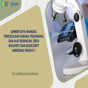 Comprehensive Management of Human Resources, Facilities, and Biosafety ...