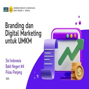 Branding dan Digital Marketing untuk UMKM | PDF