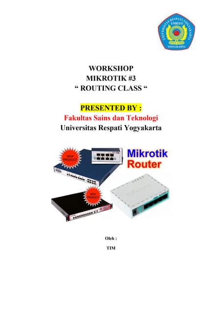 Cara belajar mikrotik dari awal | PDF