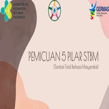 PENGANTAR 5 PILAR STBM PENYULUHAN KADER STBM | PPT