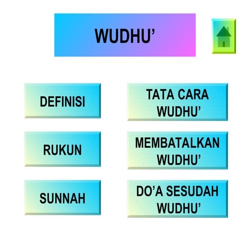 MATERI WUDHU DAN HAL-HAL YANG MEMBATALKAN WUDHU.ppt