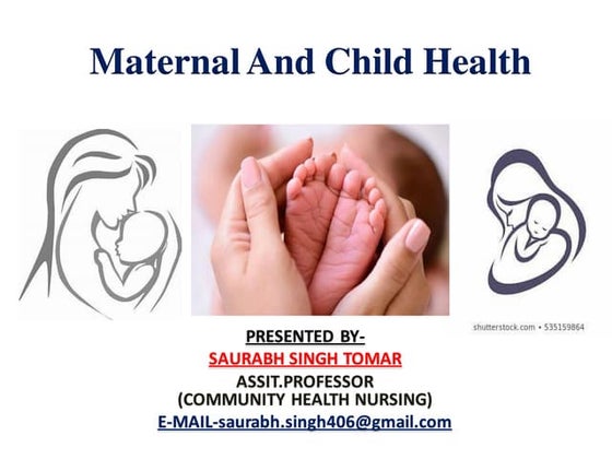 Maternal and child health programme | PPT