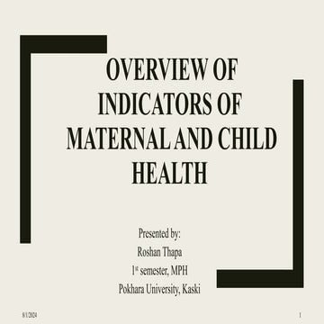 Maternal and Child Health Indicators.pptx