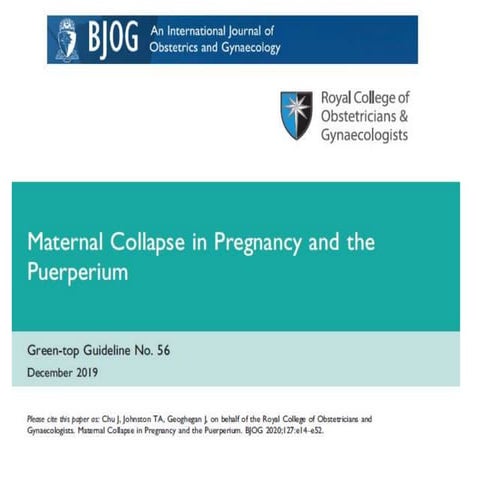 Maternal Collapse.pptx | Pregnancy | Reproductive Health