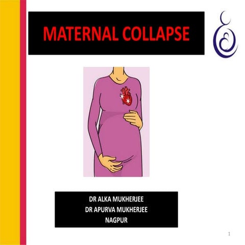 Maternal collapse by dr alka mukherjee & dr apurva mukherjee | PPTX