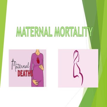 maternal mortality and its causes and how to reduce maternal mortality ...