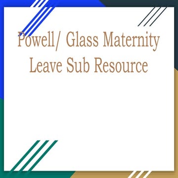 Maternity Sub Curriculum.pptx | Free Download