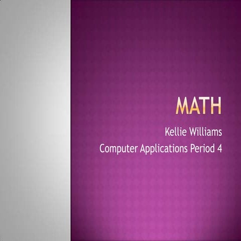 Math | Ppt