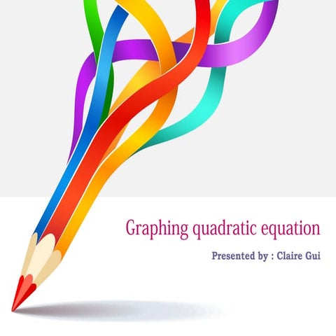 Math graphing quatratic equation | PPT