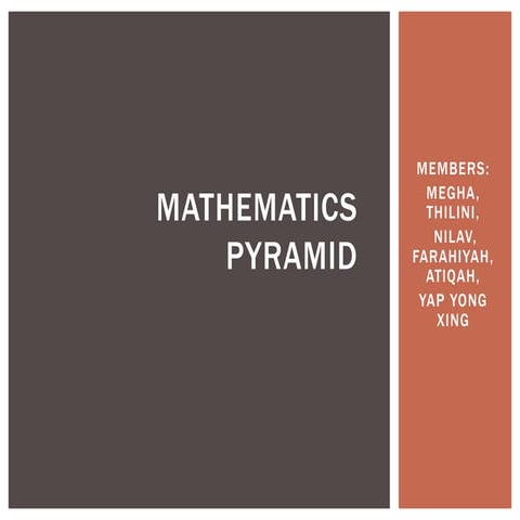 Math PYRAMIDS | PPTX