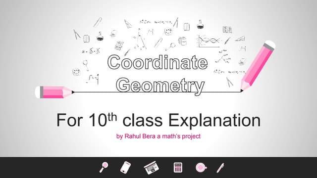 CLASS X MATHS Coordinate geometry | PPT