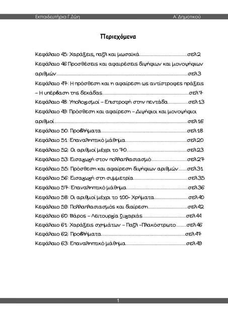 Αριθμητικές Παραστάσεις Στ' Δημοτικού | DOCX