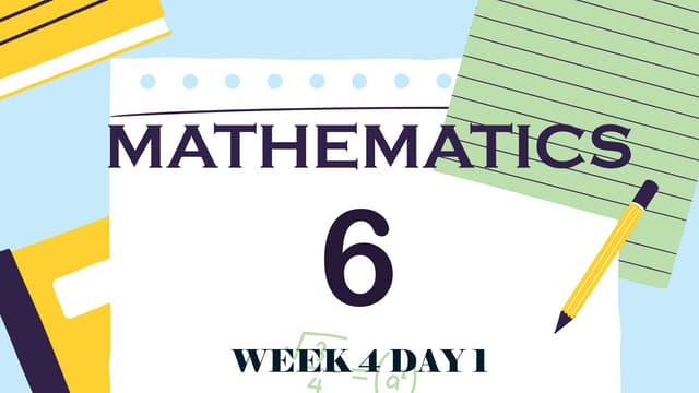 Math 6 - Addition of Integers | PPTX