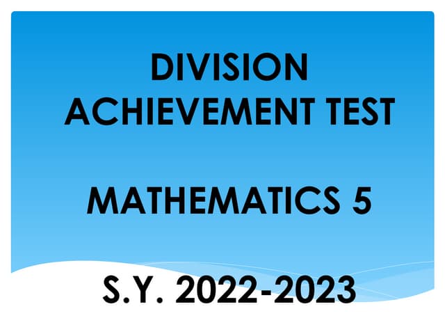 Grade 3 MTAP Reviewer | PDF