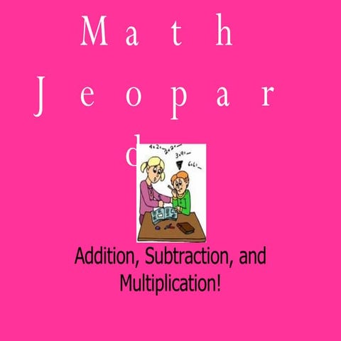math jeopardy | PPT