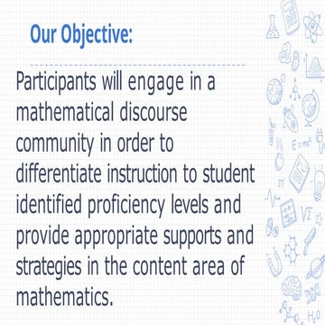 Teaching Math to ELLs a slide show with examples | PPTX