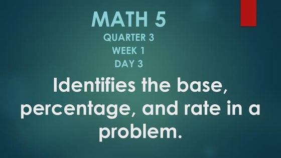 How to Use Percentage - Rate - Base (PRB) and Translation in Solving ...