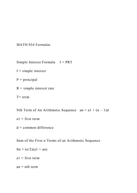 Time value-of-money-formulas-sheet | PPT