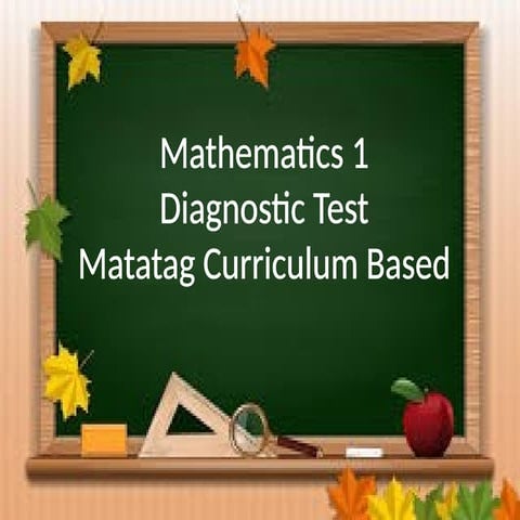 MATHEMATICS GRADE 1-Diagnostic-Test.pptx
