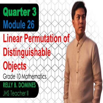 Quarter 3 - Week 1 - Math 10 | PPTX