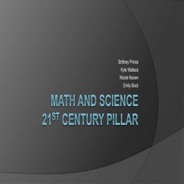 Math and science revised | PPT