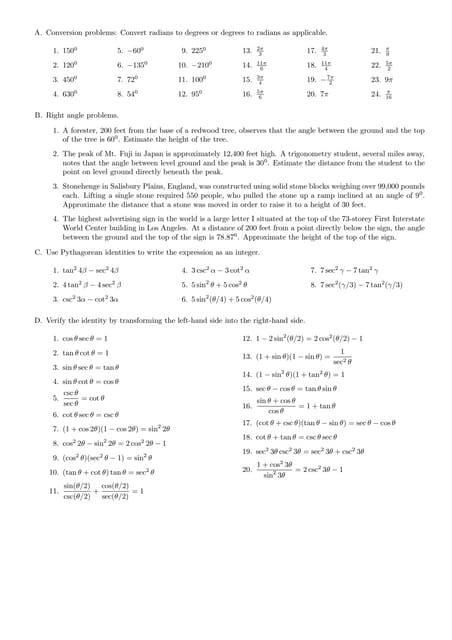All in one page trigo | PPT
