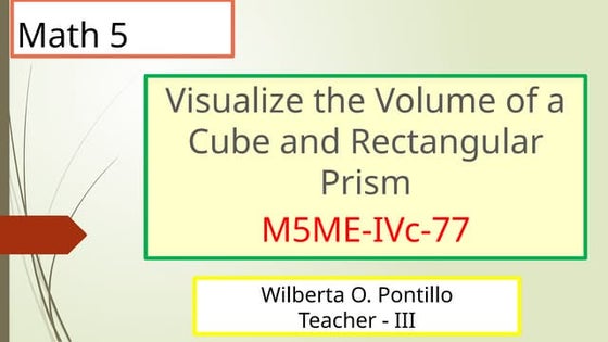 Grade 5 PPT_Math_Q4_W3_Lesson 87 Name the unit of measure for measuring ...