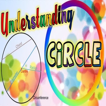Mathematics 5 - Understanding Circles PPT | PPT