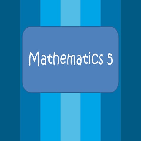 Mathematics for Grade 5, Topic: Pie Graph | PPTX