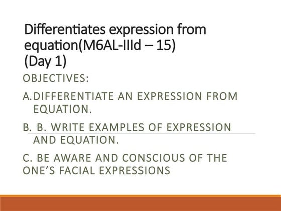 5 3 write algebraic expressions | PPT