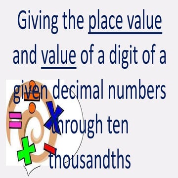 Quarter 1 Week 2 d-1-5 National Math Program | PPTX