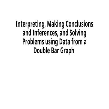mathematics five: quarter three, Reading Between the Bars ...