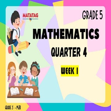 MATH5_Q4_W1 SOLVING WORD PROBLEMS USING GMDAS | PPTX