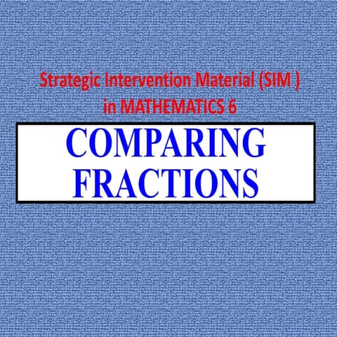MATH 6-( SIM) Comparing Fractions Math.pptx