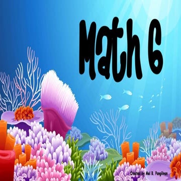 MATH 6 MODULE 17 SESSION 1 - GEMDAS (Part 1).ppsx