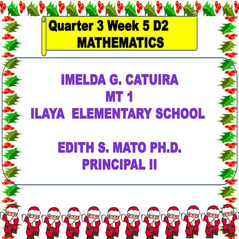 MATH 6 PPT Q3 W6 - Real-Life Verbal Expressions And Equations Into ...
