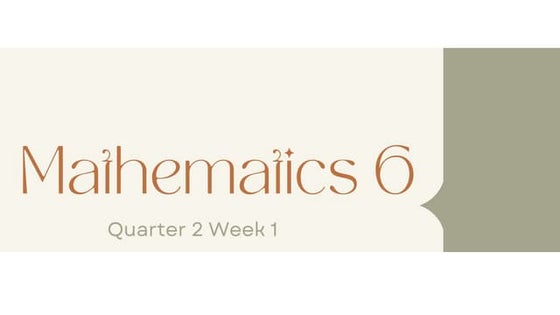 Math 6 week 1 ILLUSTRATING RATIO AND PROPORTION | PPTX