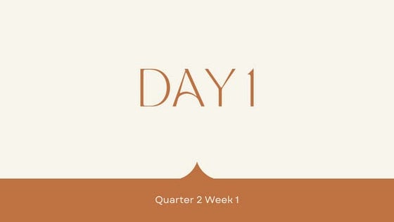 Daily Lesson Log ESP 6 Quarter 2 Week 1. | DOCX