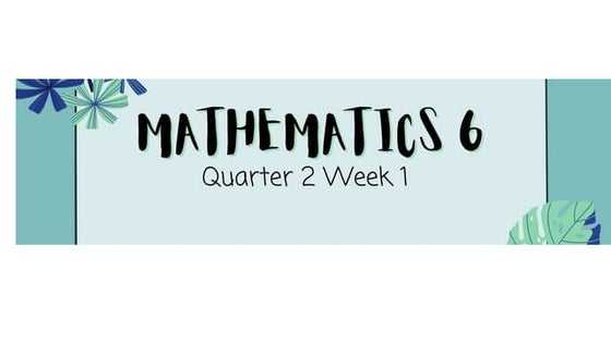 Math 6 week 1 ILLUSTRATING RATIO AND PROPORTION | PPTX