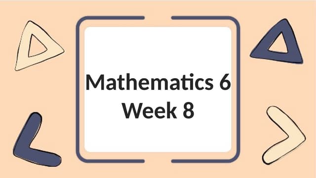 MATH 6 Q2 WEEK 7, describing set of integers | PPTX