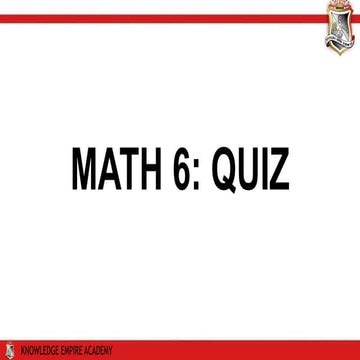 MATH 6 quiz.pptx
