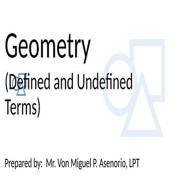 Mathematics 7 Geometry (Defined and Undefined Terms).pptx