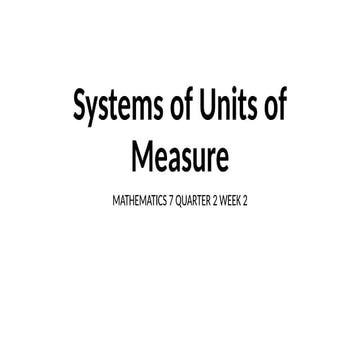 Traditional and standard method of measurement.pptx