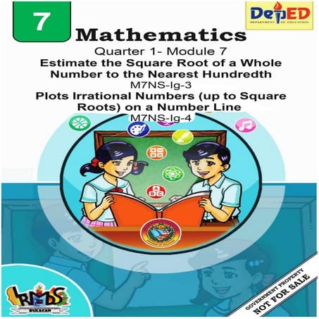 MATH 7_WEEK 7_Main-Estimating Root Plot of a Whole Number to the Nearest Hundredth; Plot ...