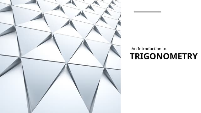 Mathematics ppt on trigonometry | PPT
