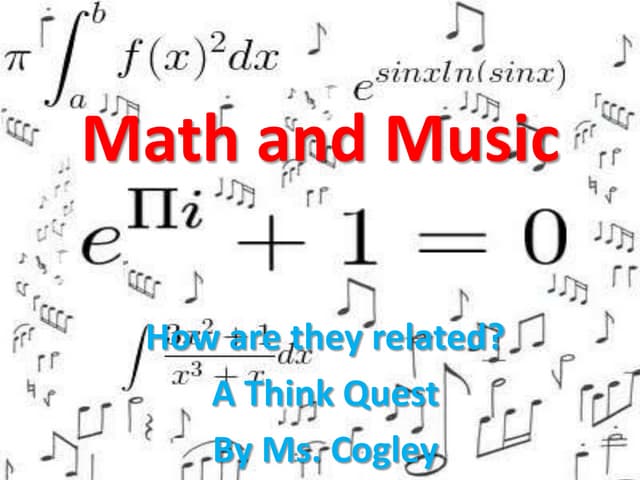 Class 12th presentation on maths in music | PPTX