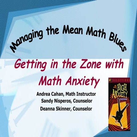 Math anxiety 2 hr | PPT
